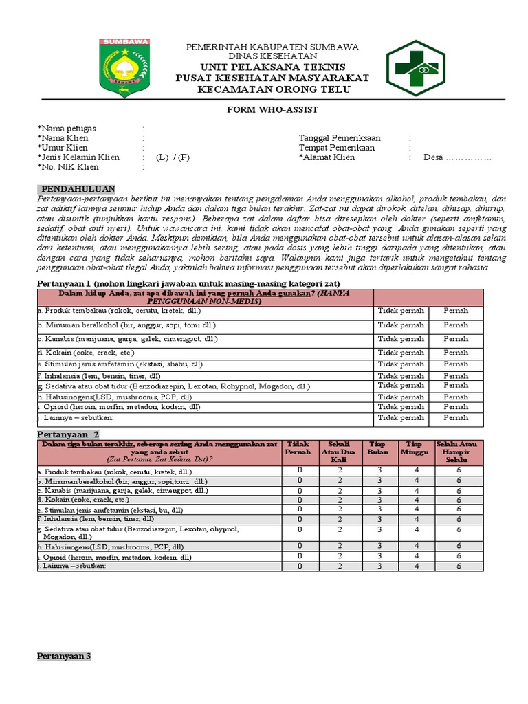Form ASSIST v3.1 - Copy - Copy | PDF