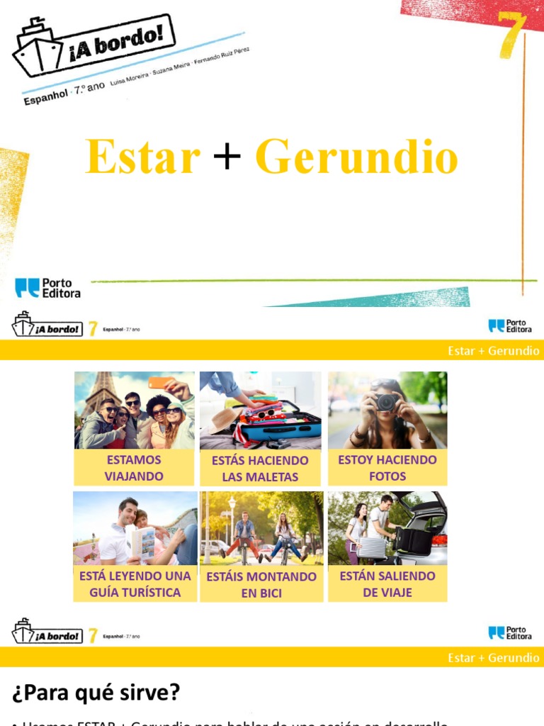 Bord7 Estar Gerundio | PDF | Gramática | Lingüística