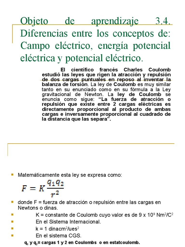 Valor de la constante de Coulomb k | PDF | Fuerza | Mecanica clasica