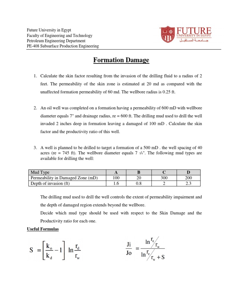 Formation Damage | PDF