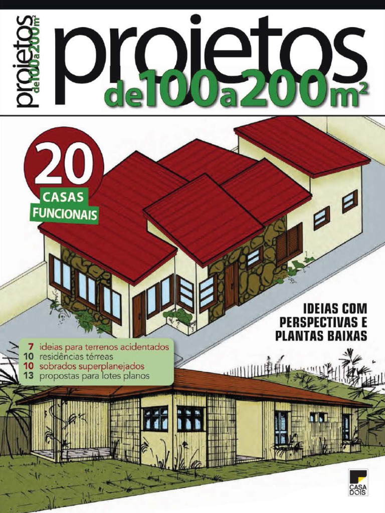 Projetos 100 A 200 m2 2022-02 | PDF