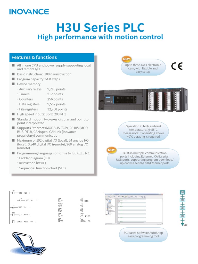 H3U - Flyer Spreads Web - EN - v3.8 | PDF | Bipolar Junction Transistor | Programmable Logic ...