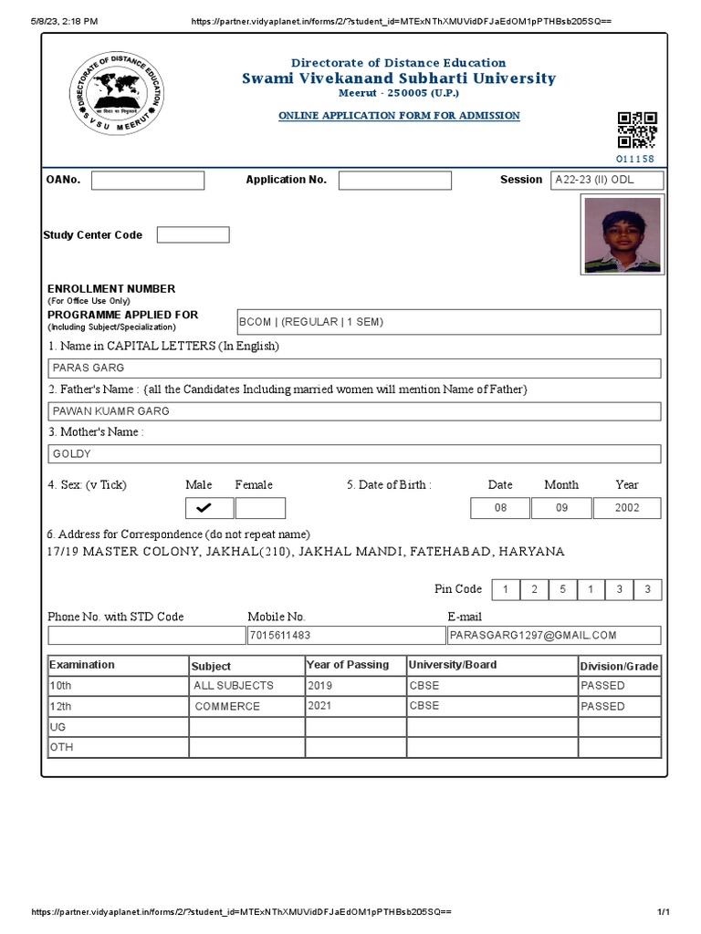 Paras Garg | Download Free PDF | Educational Stages