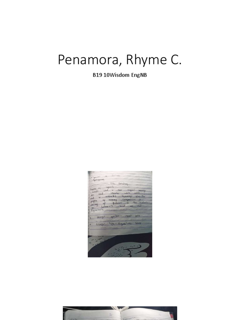 B19 Penamora, Rhyme C ENGNB | PDF