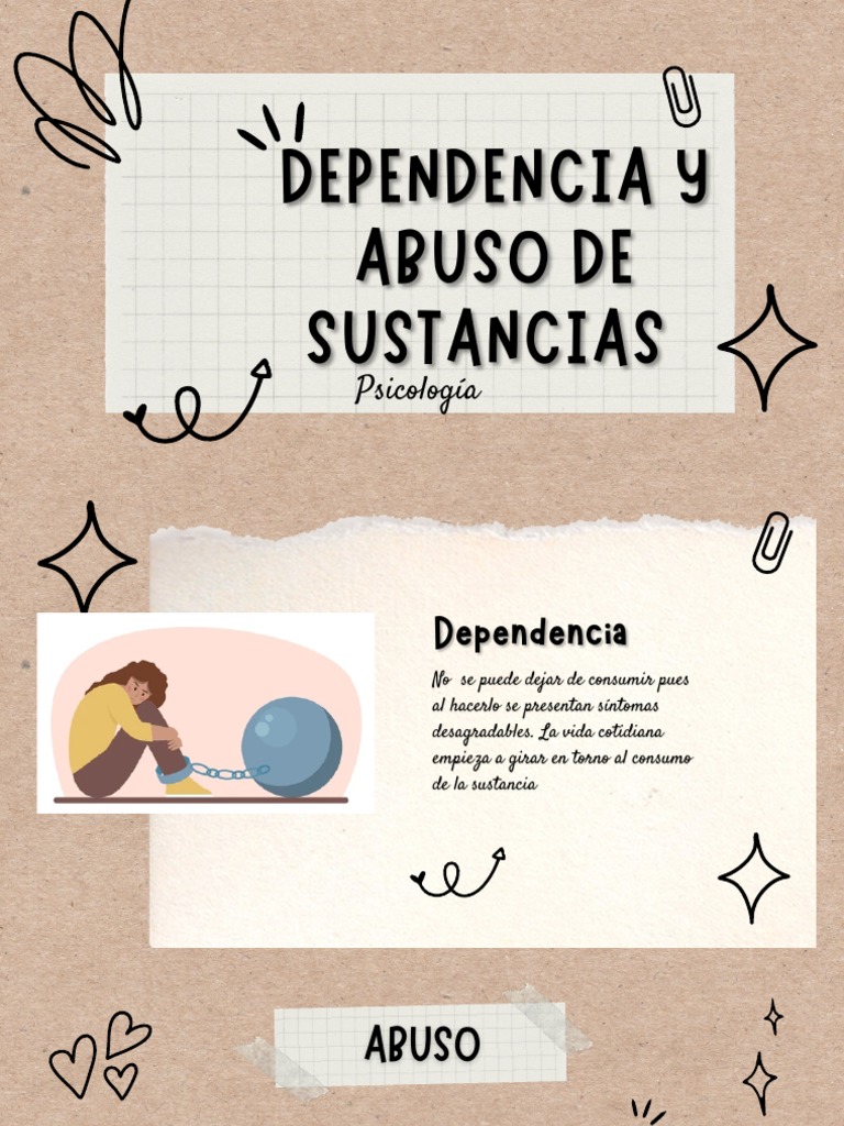 Dependencia y Abuso de Sustancias | PDF | La dependencia de sustancias | Trastorno mental