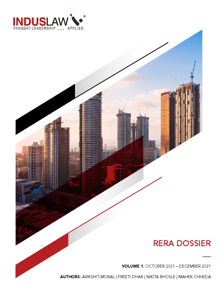 MahaRERA Dossier: Q4 2021 Updates | PDF | Justice | Crime & Violence