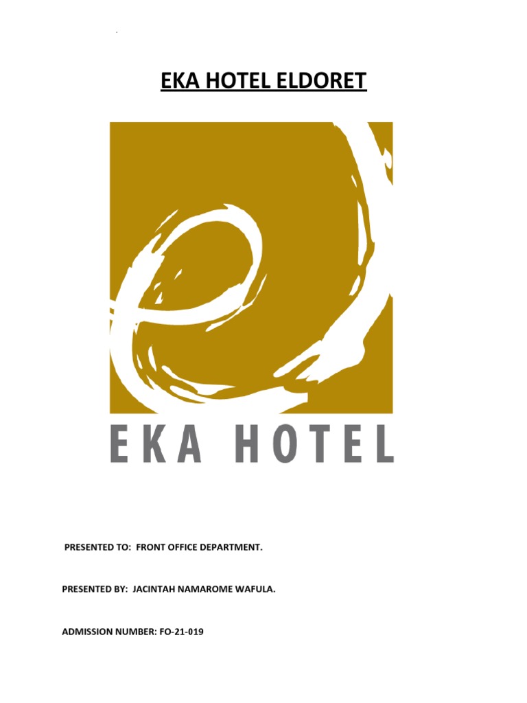 Eka Hotel Report | PDF | Baggage | Coffeehouse