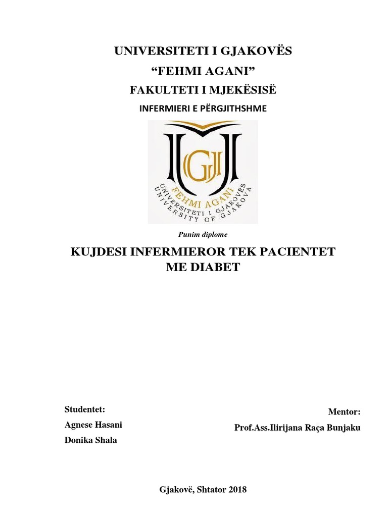 Dokumen - Tips - Punim Diplome Kujdesi Infermieror Tek Pacientet Me ...