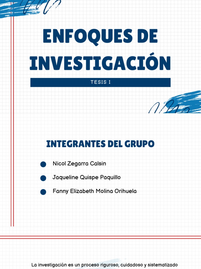 Enfoques de Investigacion | PDF | Estadísticas | Investigación cuantitativa
