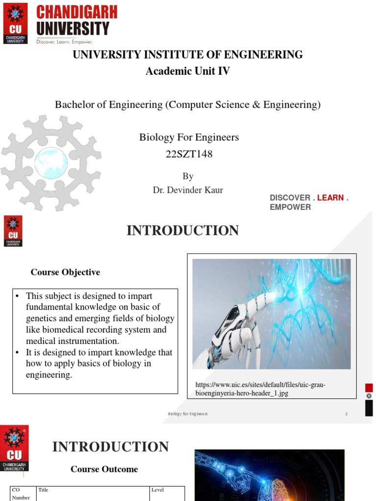 Importance of Biology for Engineers | PDF | Engineering | Hydrophobe