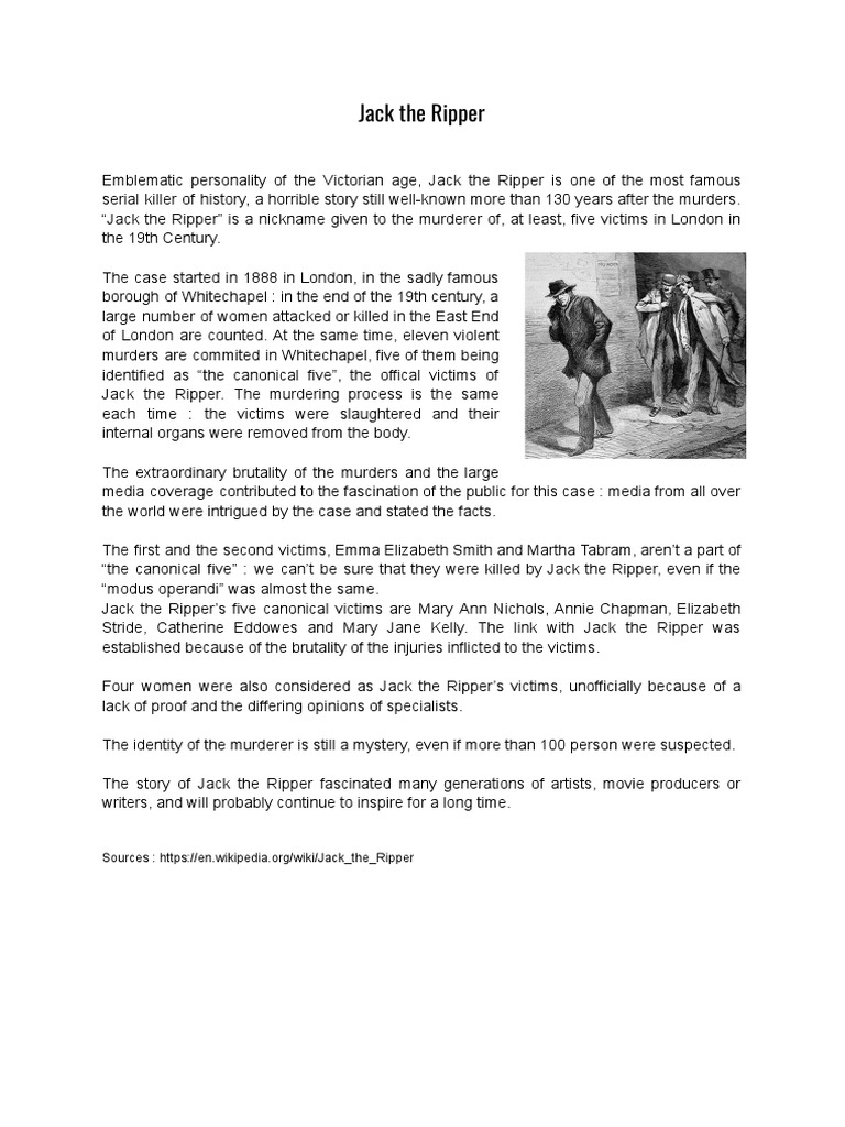 Jack the Ripper | PDF