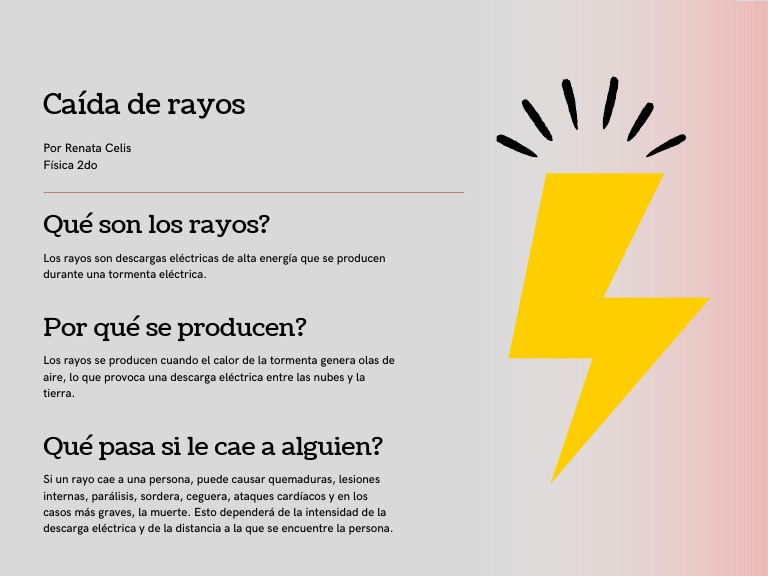 Qué Son Los Rayos | PDF