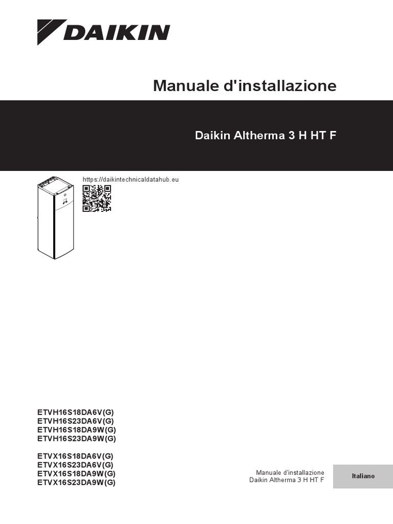 Etvh X D6v 9w G Installation Manual 4pit586454 1c Italian