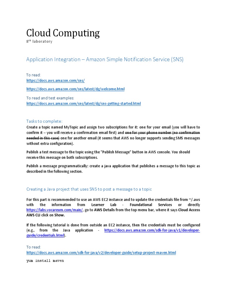 Cloud Computing Lab 8 Download Free Pdf Java Programming Language Computing 