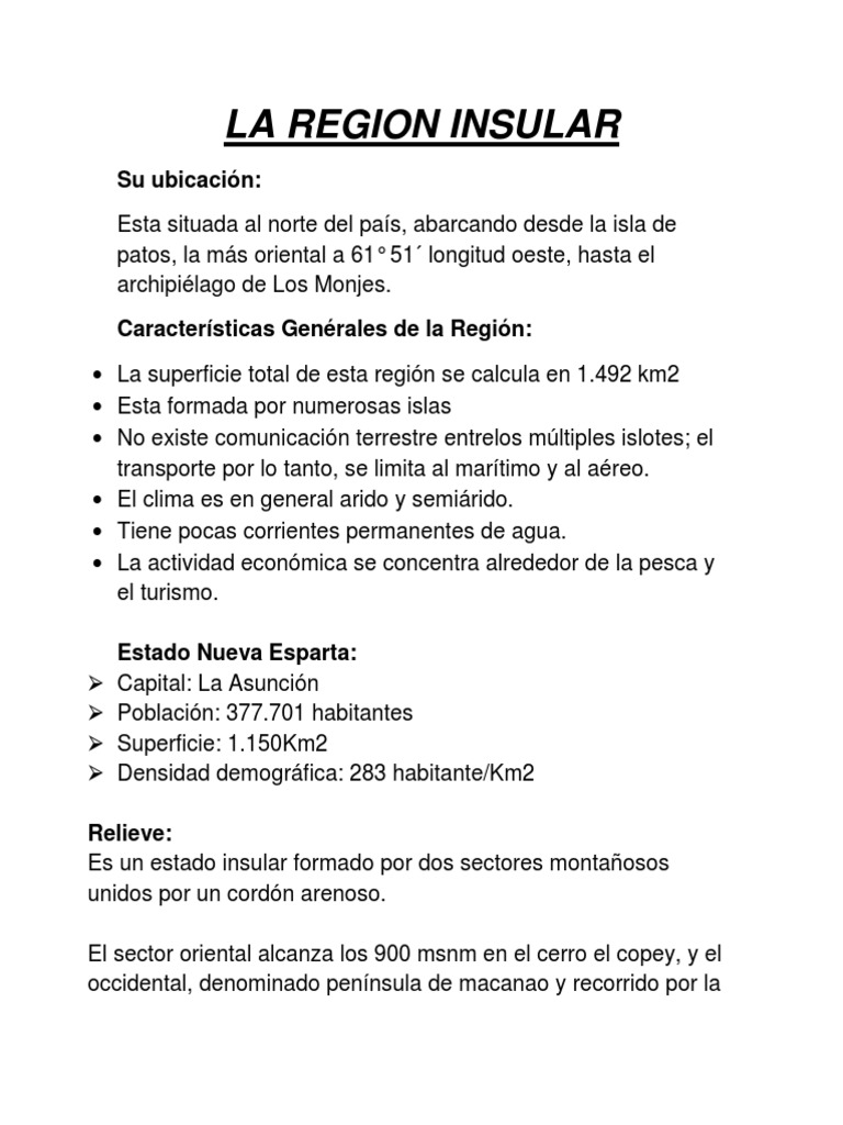 La Region Insular | PDF | Hidrología | Hidrografía