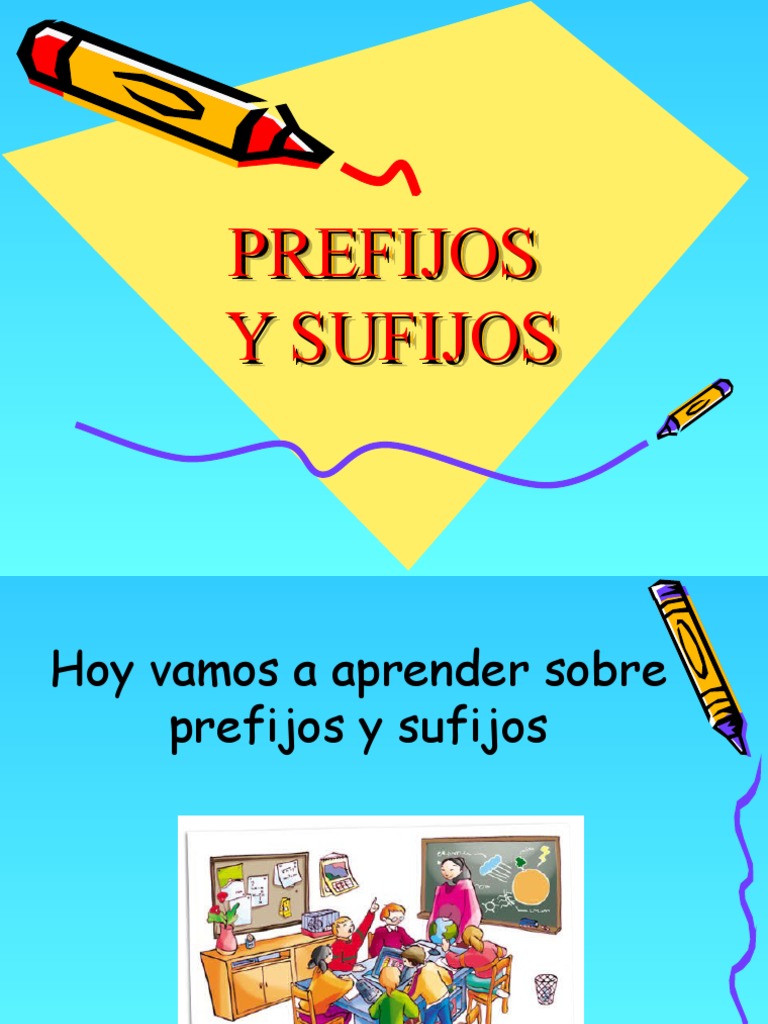 Prefijos y Sufijos: Definición y Ejemplos | PDF | Gramática | Unidades ...