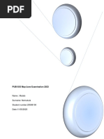 PUB1501 Public Administration Guide | PDF