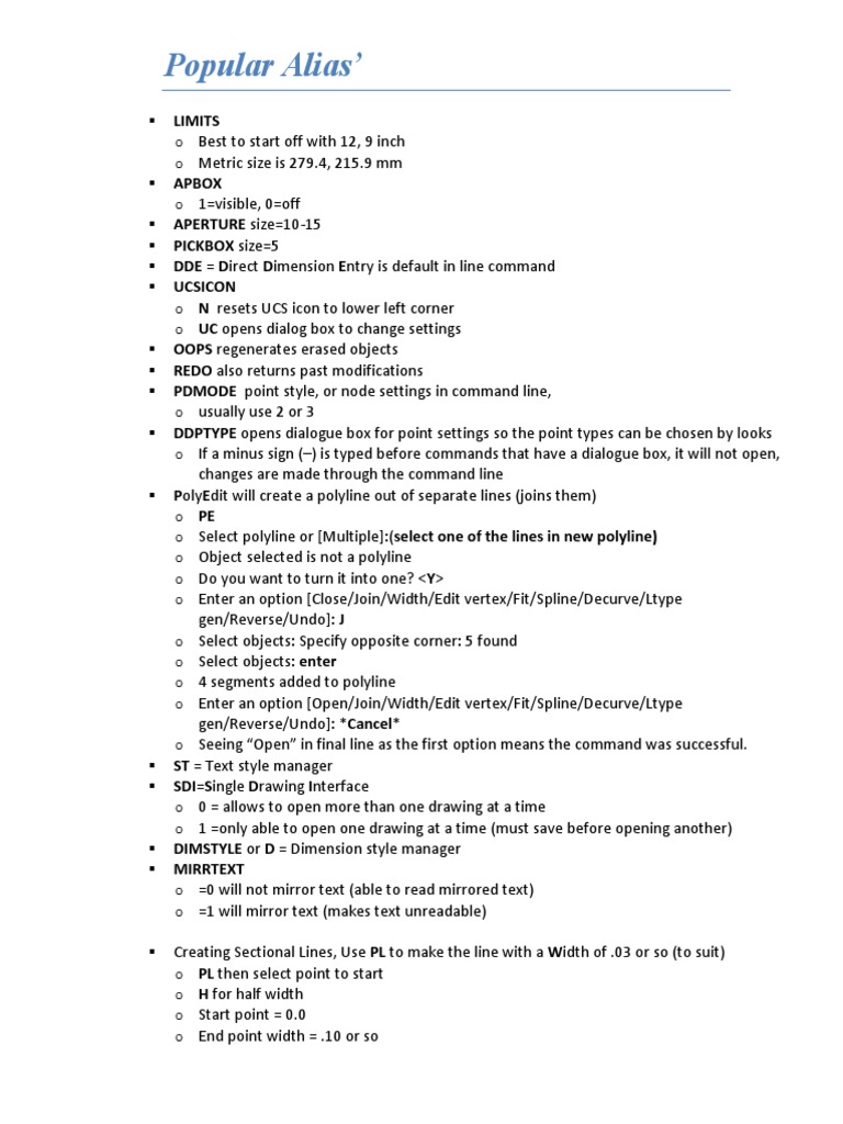 2-Popular Alias' | PDF | Engineering Tolerance | Computing