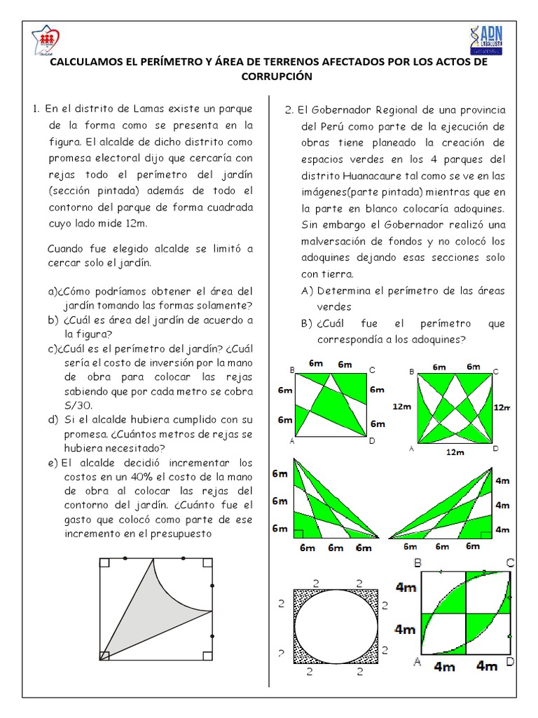 Áreas y Perimetros | PDF