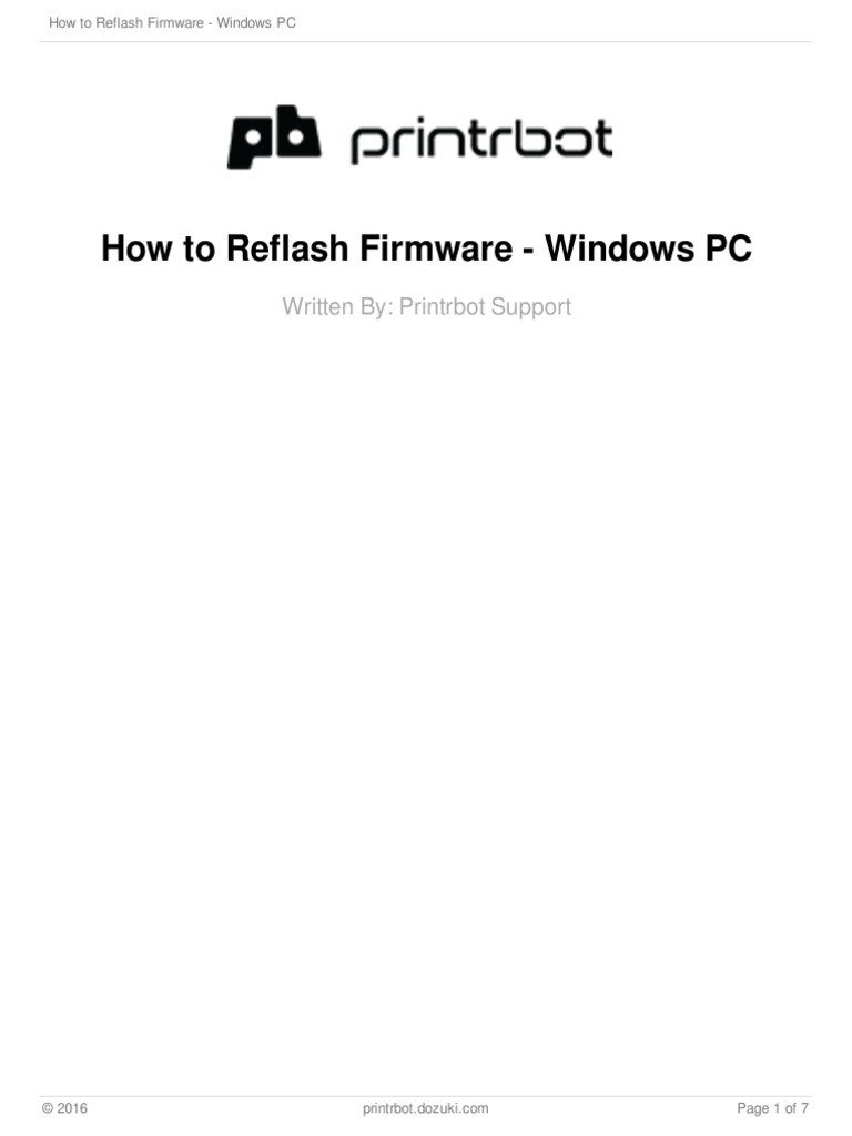 Windows How To Flash Firmware | PDF | Personal Computers | Icon (Computing)