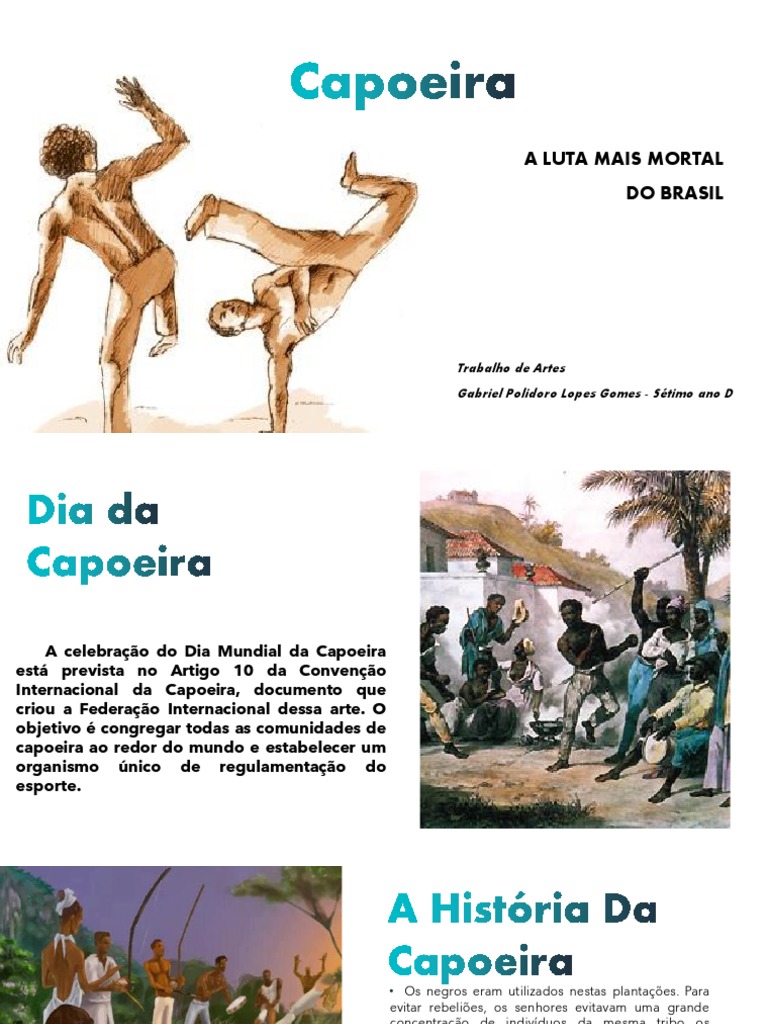 Historia Da Capoeira | PDF | Escravidão | Brasil
