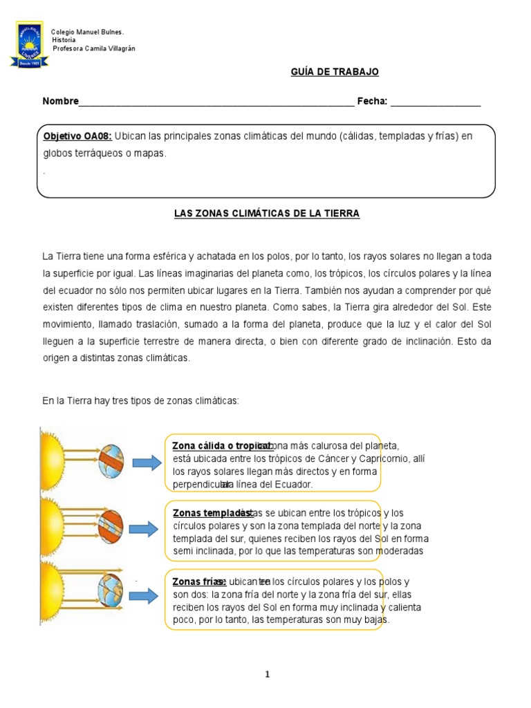 Zonas Climáticas para Niños | PDF | Clima | Zona tropical