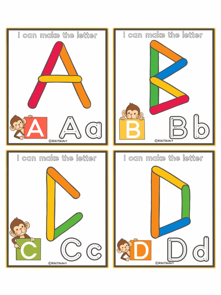 Popsicle Stick - Alphabet | PDF