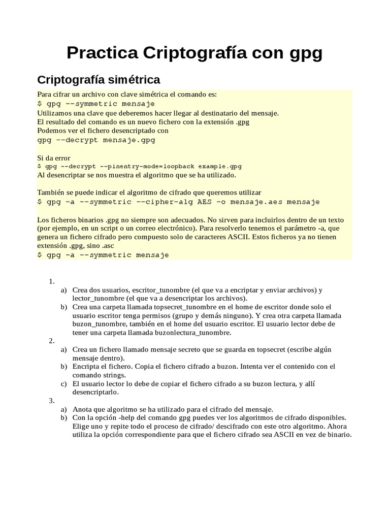 Practica Crip To Graf I A | PDF | Clave (criptografía) | Criptografía de clave pública