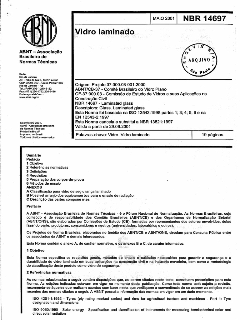 NBR 14697 | PDF