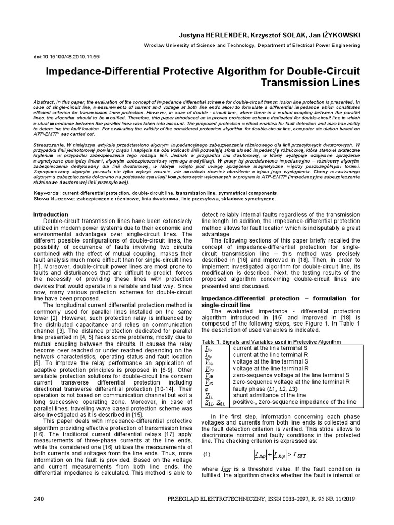 Sequence Impedances of Transmission Line | PDF | Electromagnetism | Materials Science