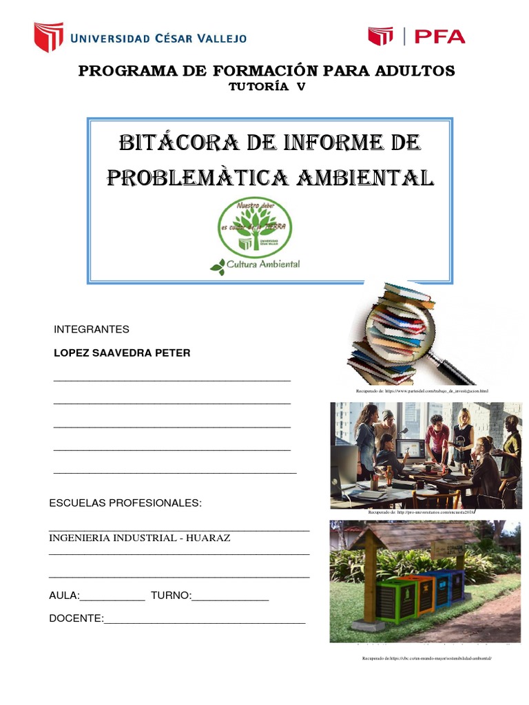 Bitácora de Problemática Ambiental | PDF | Residuos | Contaminación