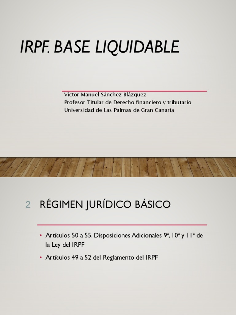 Esquemas IRPF 2022. 5.2. Base Liquidable | PDF | Pensión