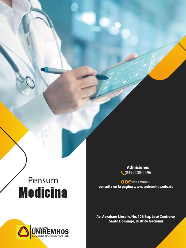 PENSUM MEDICINA Uniremhos | PDF | Especialidades Medicas | Medicina CLINICA