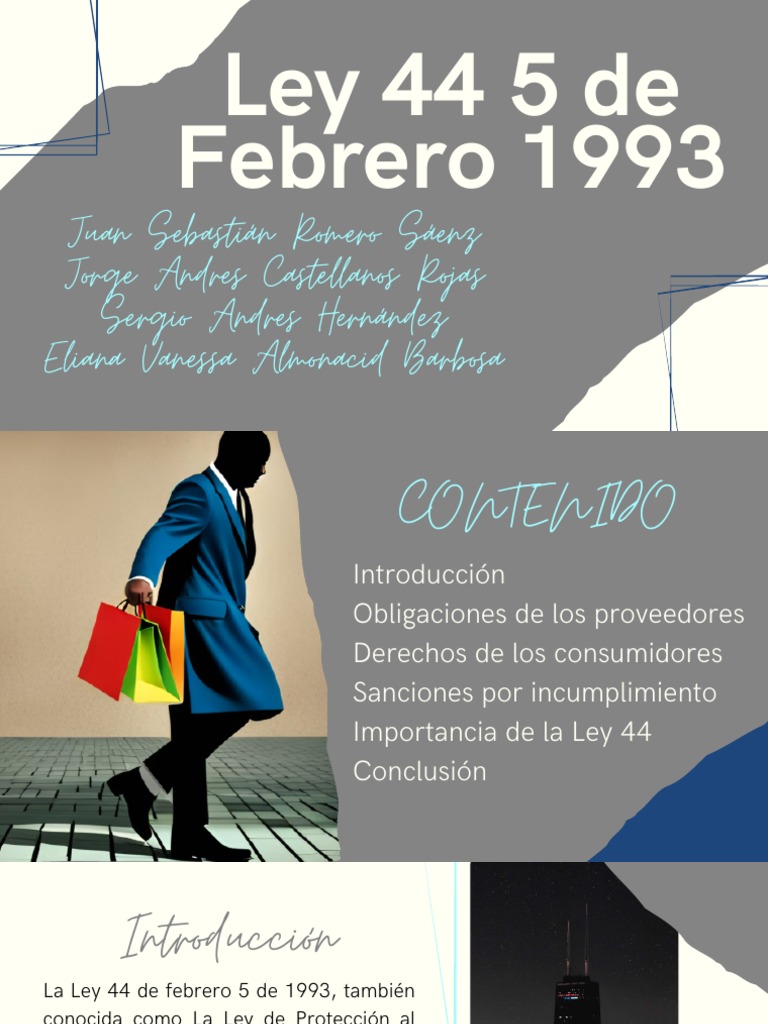 La Ley 44 de Febrero 5 de 1993 | PDF