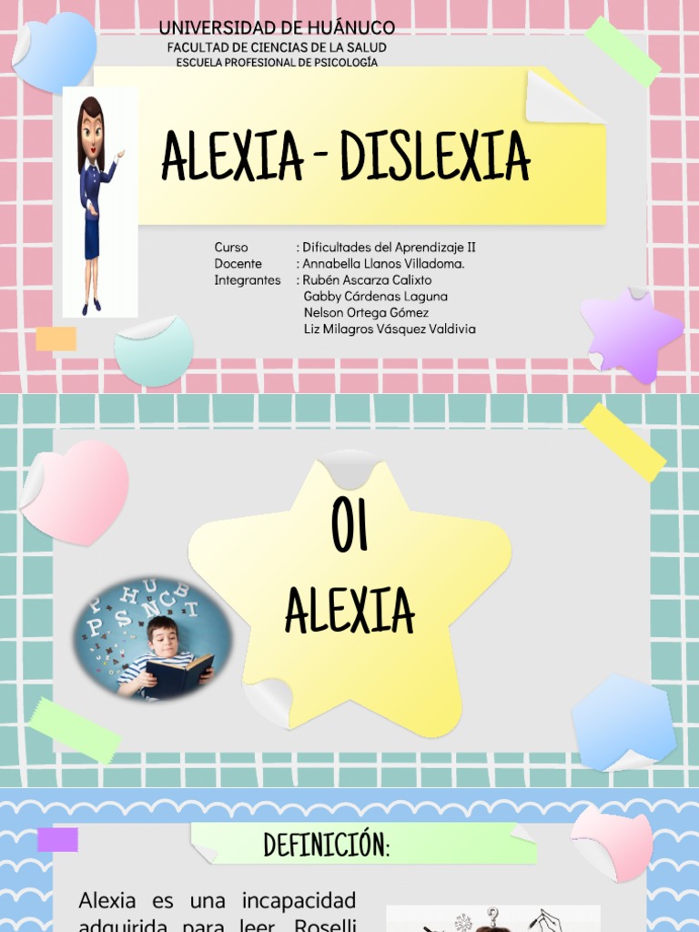 La Alexia - Dislexia | PDF | Afasia | Cerebro