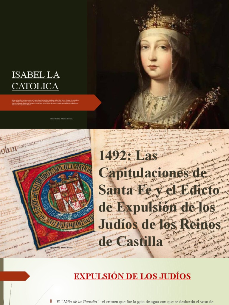 Isabel la Católica: Reinado y Expulsiones | PDF | España