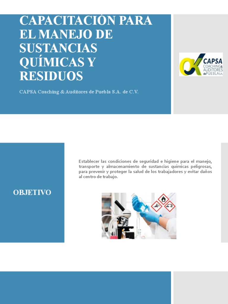 Manejo de Sustancias Químicas y Residuos | PDF | Residuos