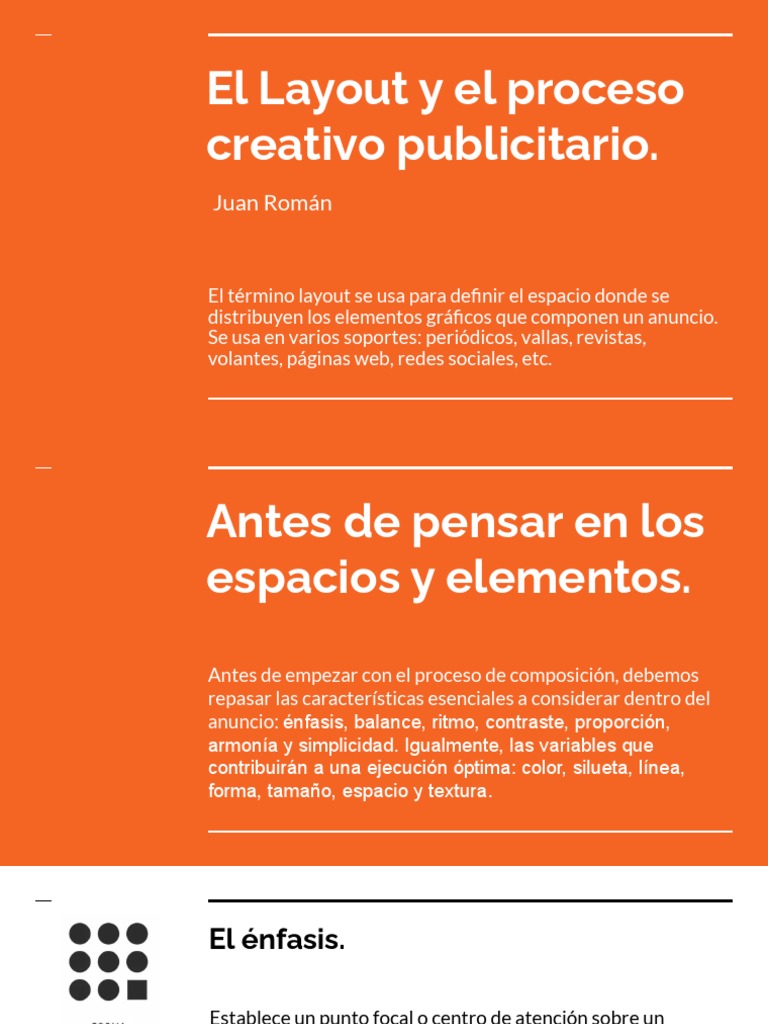 El Layout y El Proceso Creativo Publicitario | PDF | Diseño | Ritmo