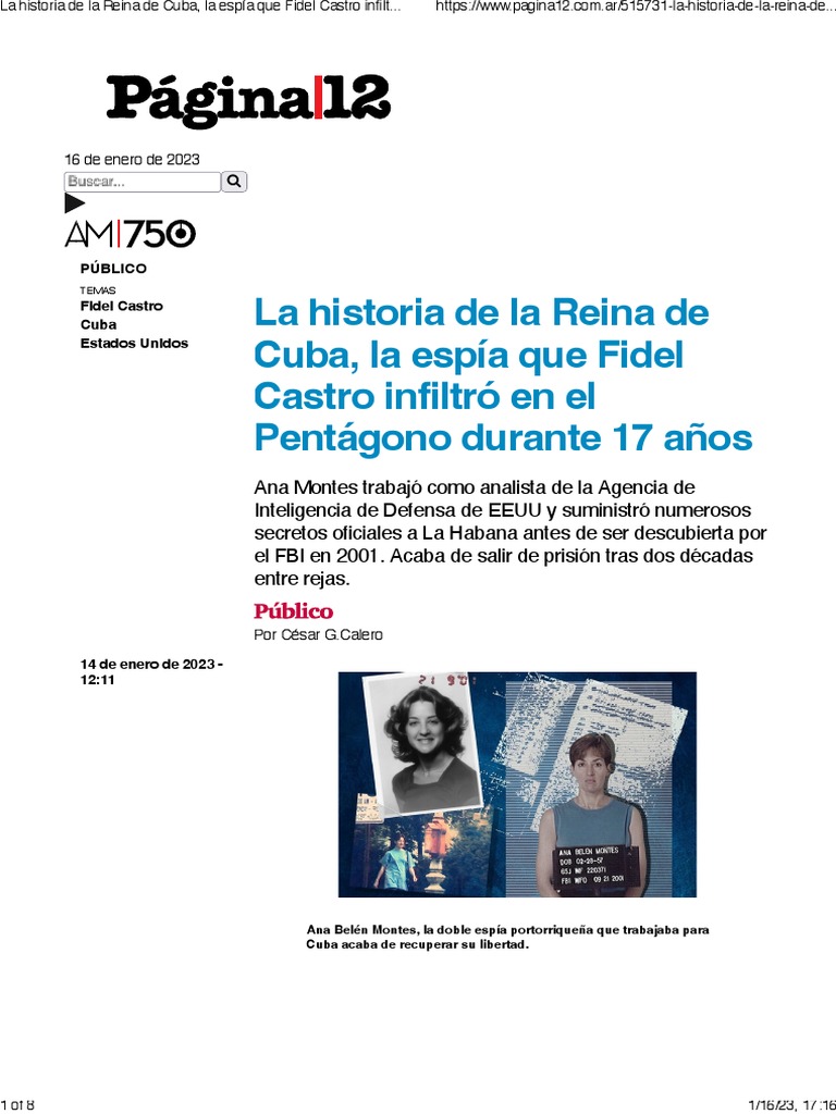 La Historia de La Reina de Cuba, La Espía Que Fidel Castro Infiltró en ...
