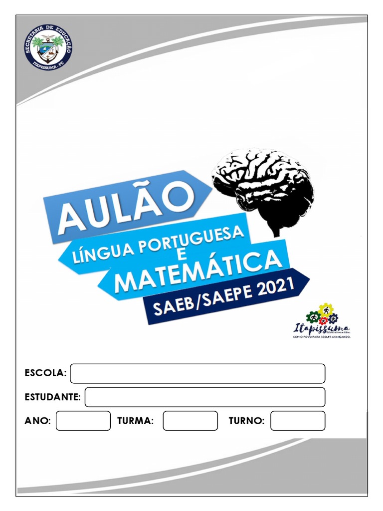 Caderno Saeb Saepe 2021 9ºano Pdf Desmatamento Triângulo