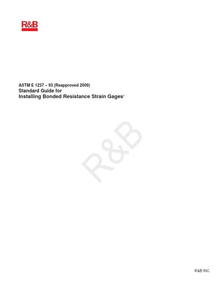 ASTM E1237 Strain Gage | PDF