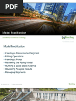 AutoPIPE QuickStart - Model Modification - Workbook | PDF | Pump | Valve