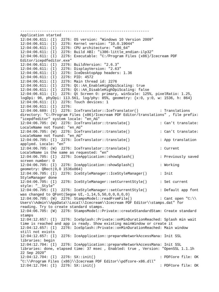Log 2023-01-03 12 04 06 | Download grátis PDF | Computing Platforms | Operating System Families