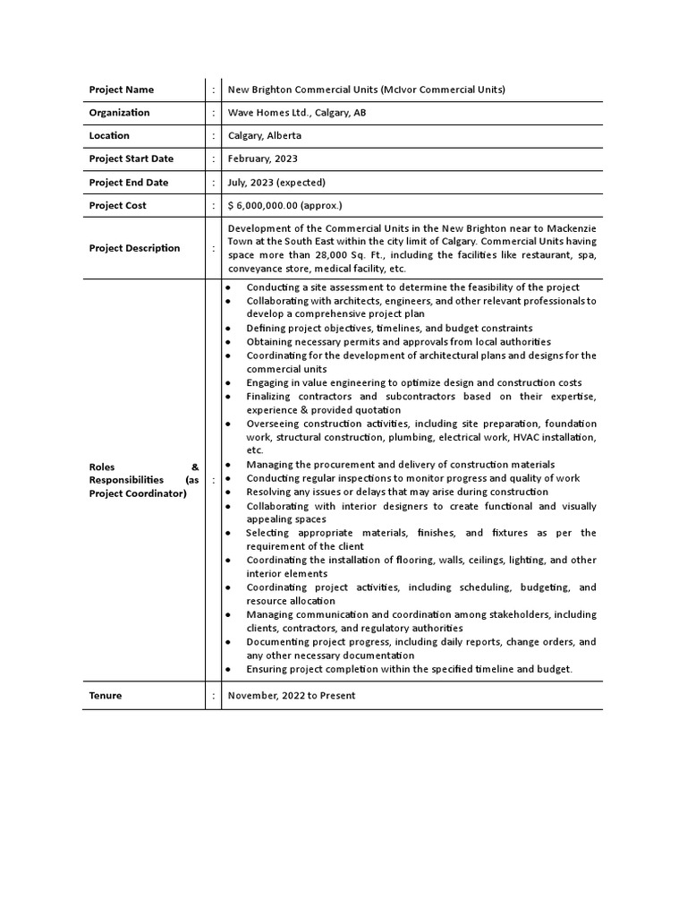 Project Charter | PDF | Economies