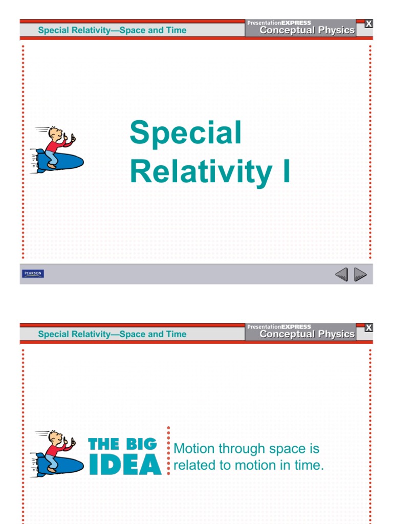 Special Relativity I PART 1 | PDF | Special Relativity | Spacetime