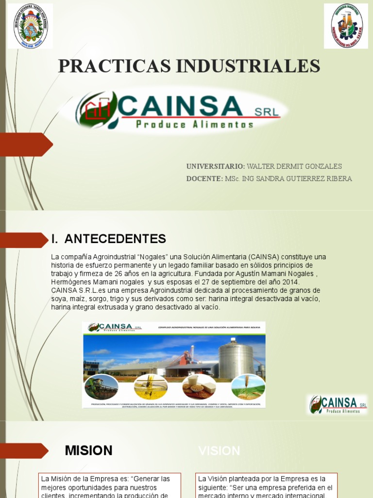 Defensa Final - Cainsa Walter Dermit | PDF | Contaminación | Residuos