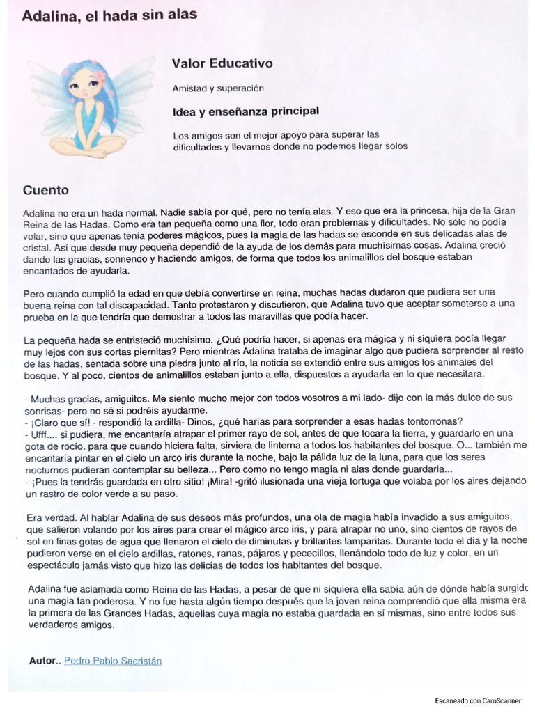 Adalina, El Hada Sin Alas | PDF
