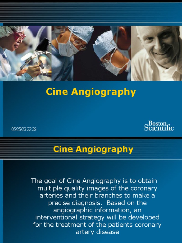 4 - Cine Angiography | PDF | Coronary Circulation | Heart