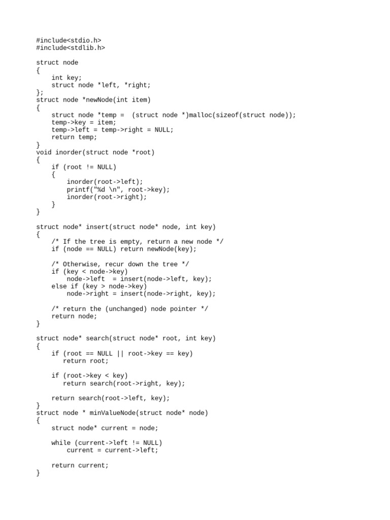 binarno stablo pretrazivanja | PDF | C++ | Programming Paradigms