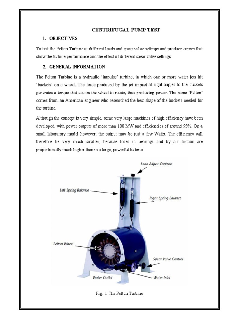 Pelton Lab Use | PDF | Jet Engine | Turbine